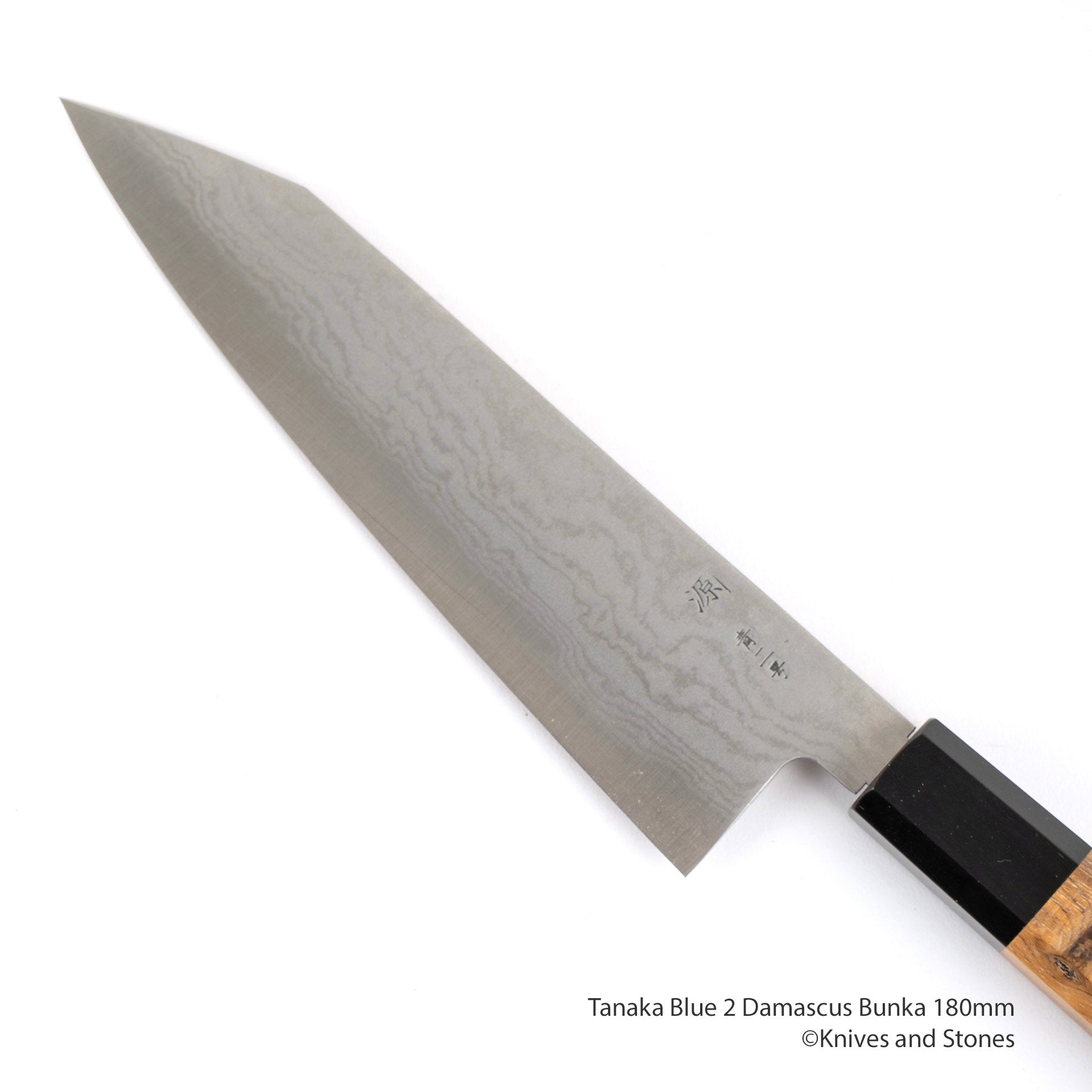 Tanaka Blue 2 Damascus Bunka 180mm – K&S - New York